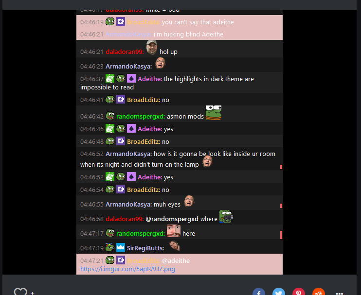 Highlights are wrong / weird colours. · Issue #896 · Chatterino/chatterino2 · GitHub