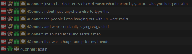 4conner says "It's not who I am" : r/LivestreamFail